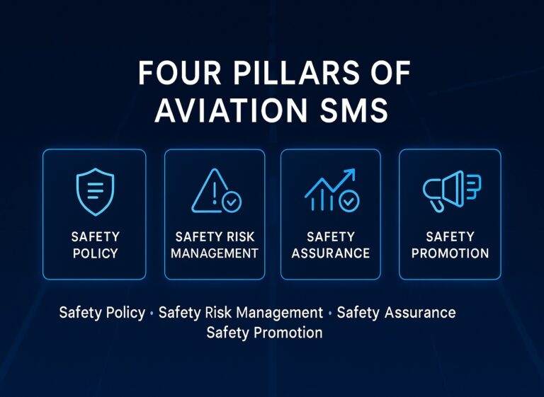 The Four Pillars of SMS in Aviation